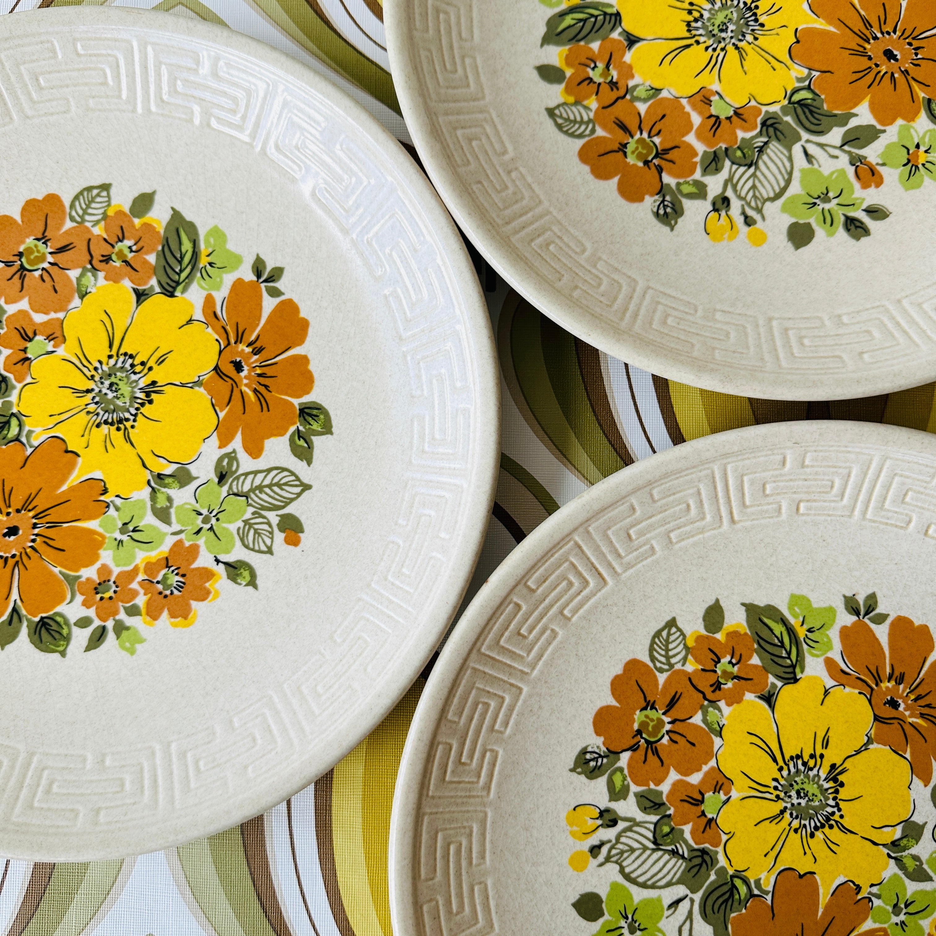 ONE Johnson of Australia Dinner Plate Retro – Pink Peacock