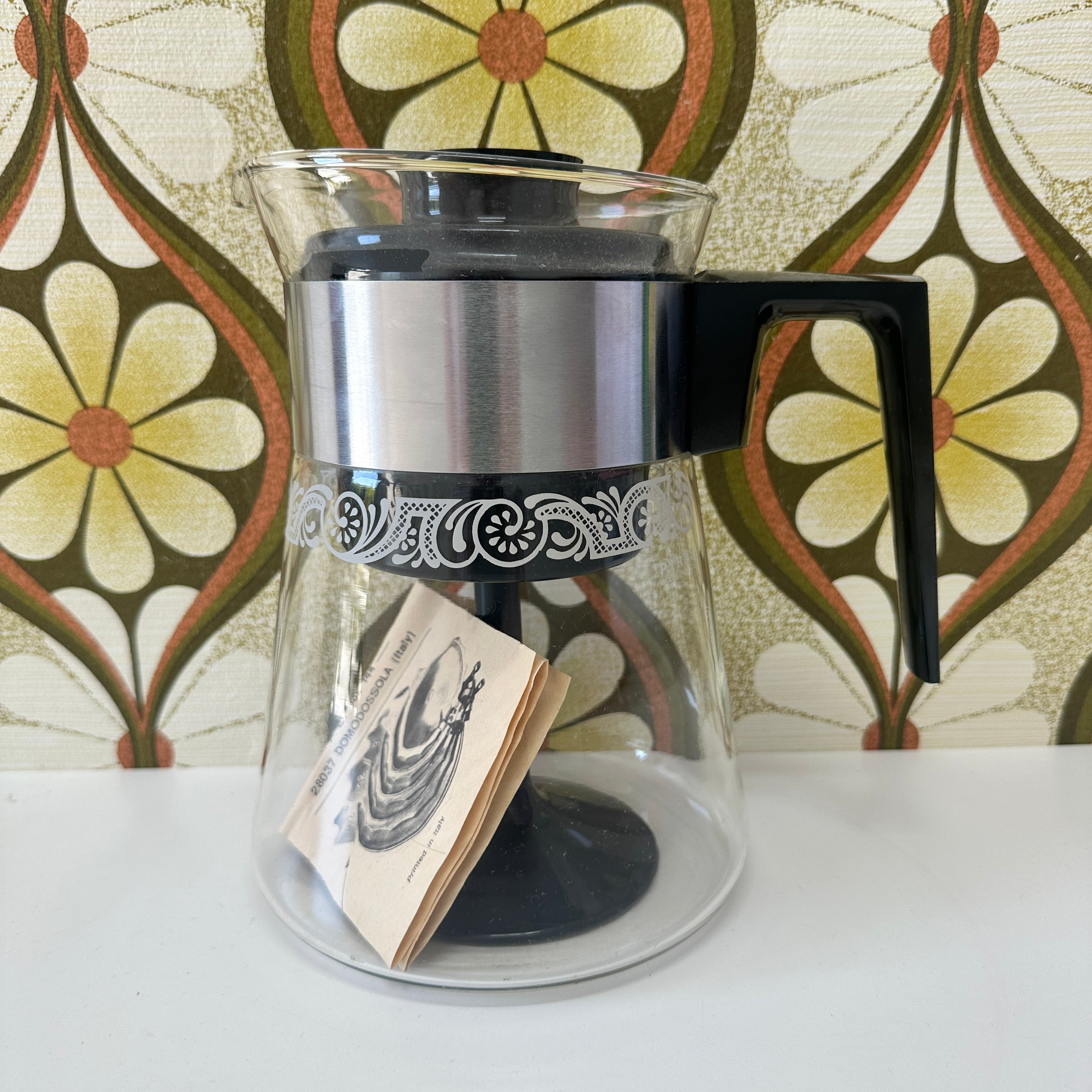 PYREX Coffee Pot Vintage – Pink Peacock