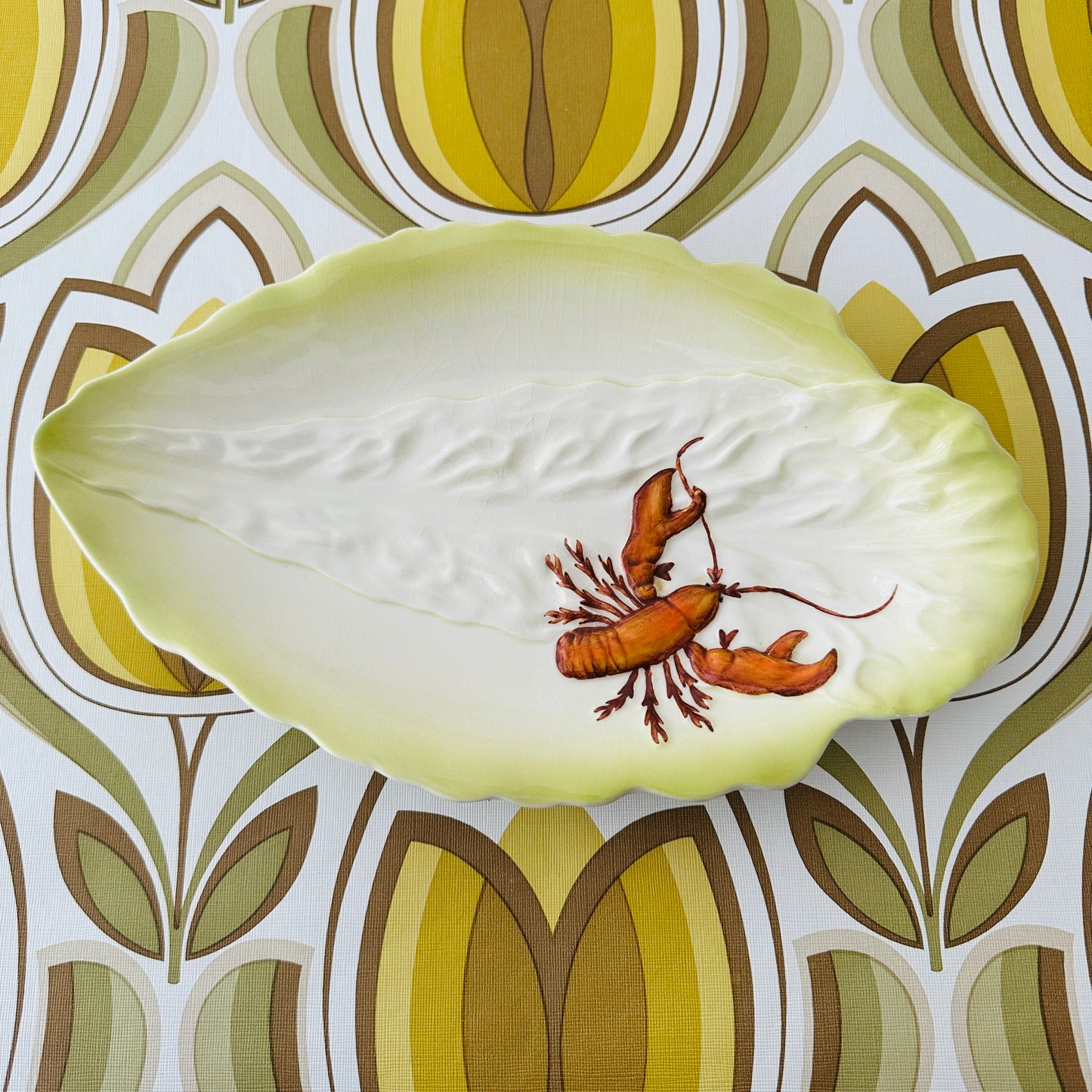 Carlton Ware Australian Design Lobster Serving Dish Hand Painted – Pink ...