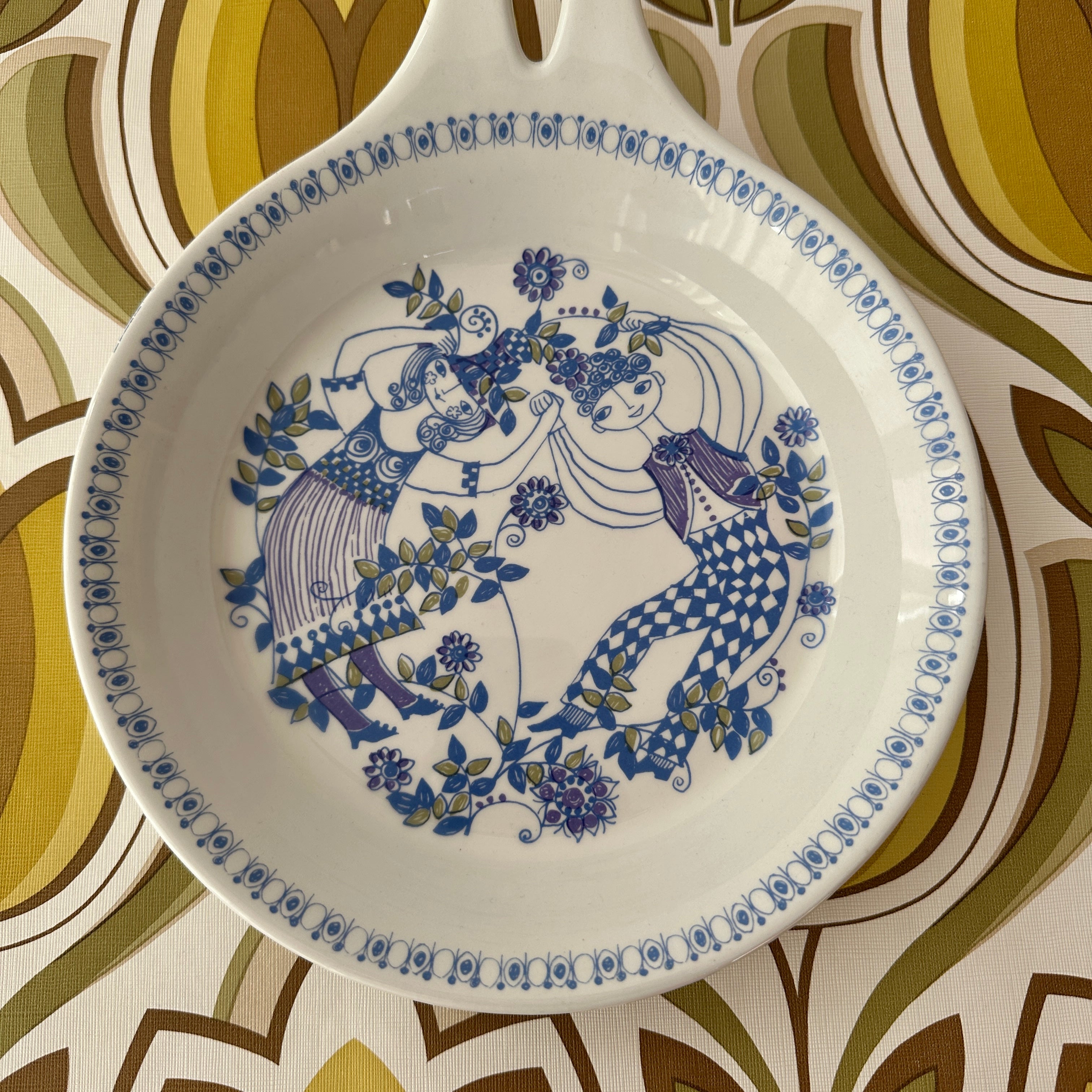 Vintage Figgio Lotte Turi Skillet Dish – Pink Peacock