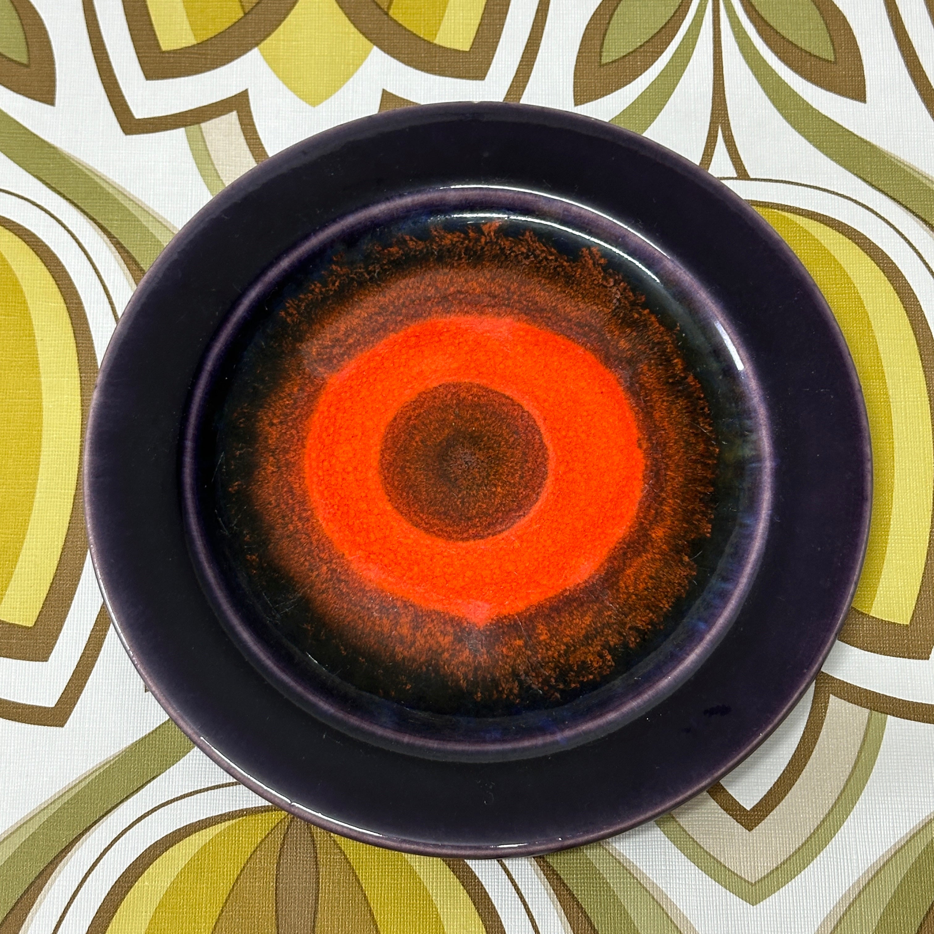 West Germany Wall Plate Renee Neue Hutschenreuther – Pink Peacock