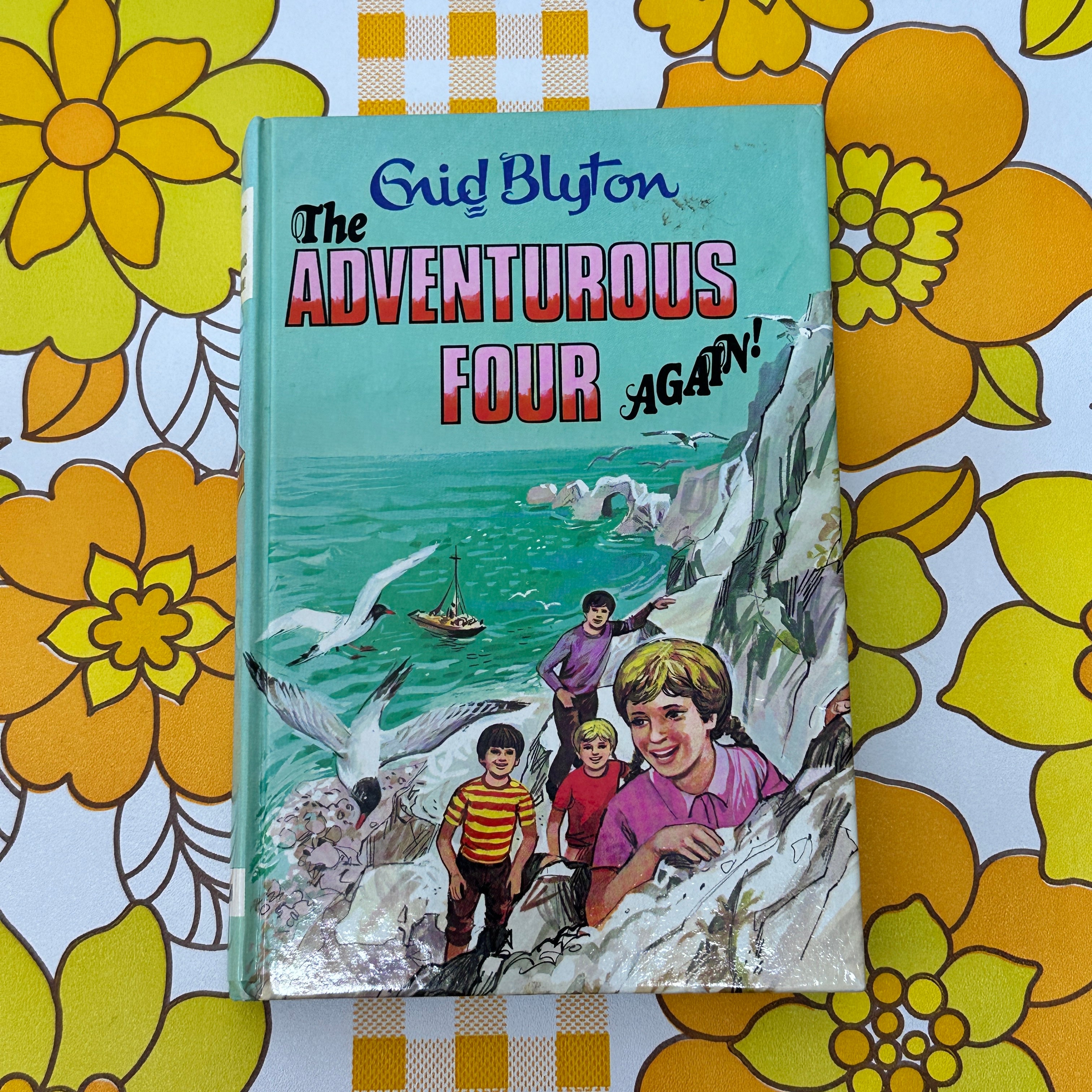 Vintage Enid Blyton The Adventurous Four – Pink Peacock
