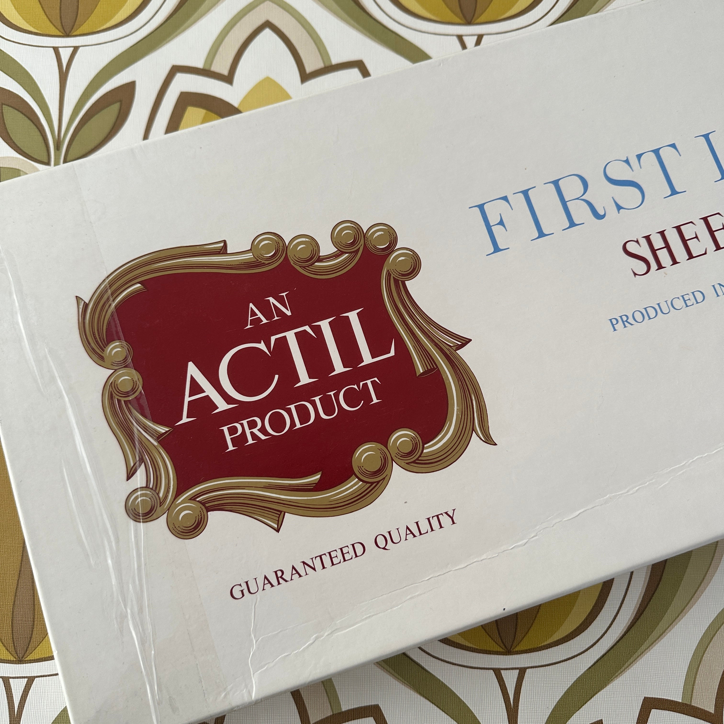 ACTIL Vintage Retro Sheet Set PAIR – Pink Peacock