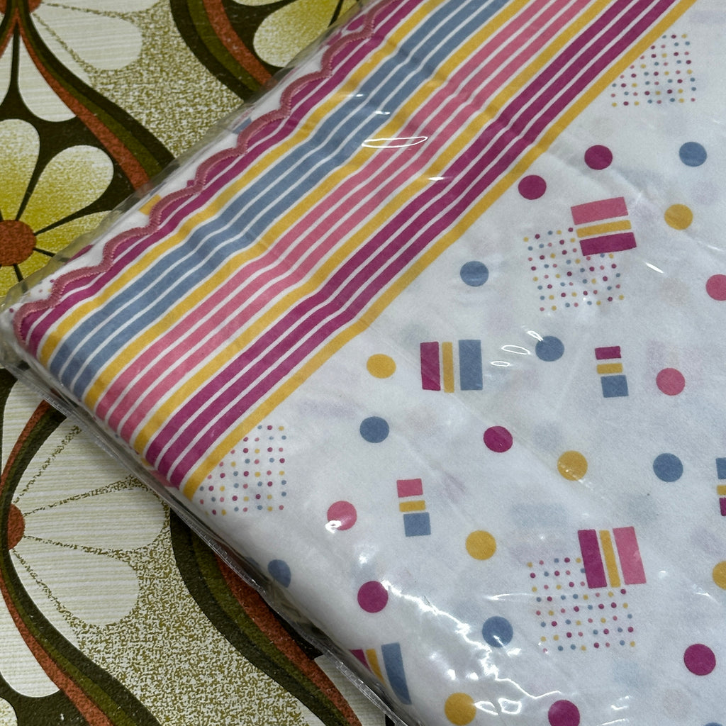 Vintage Sheet Set Saint Moritz Cotton – Pink Peacock
