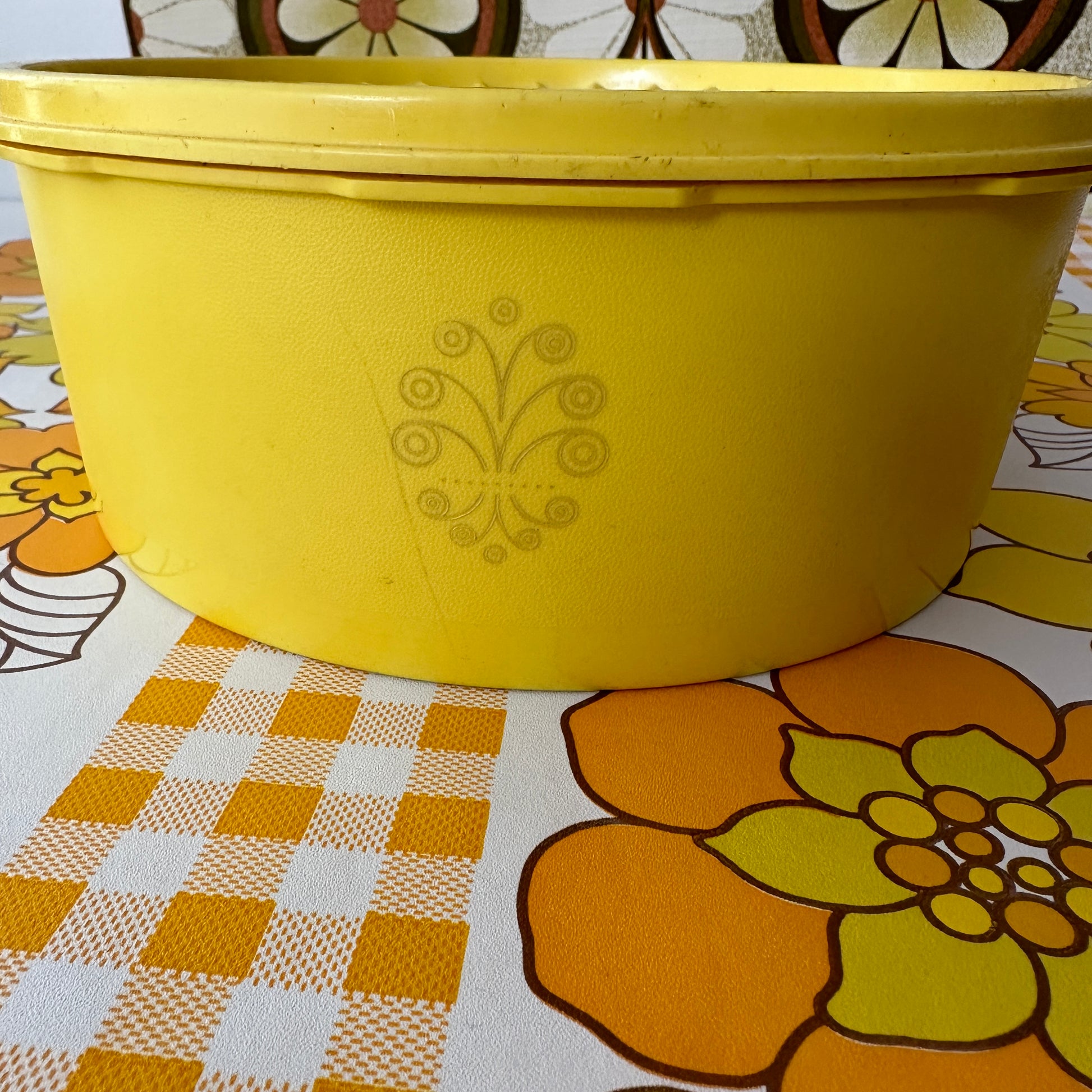 Retro TUPPERWARE Container Old School – Pink Peacock
