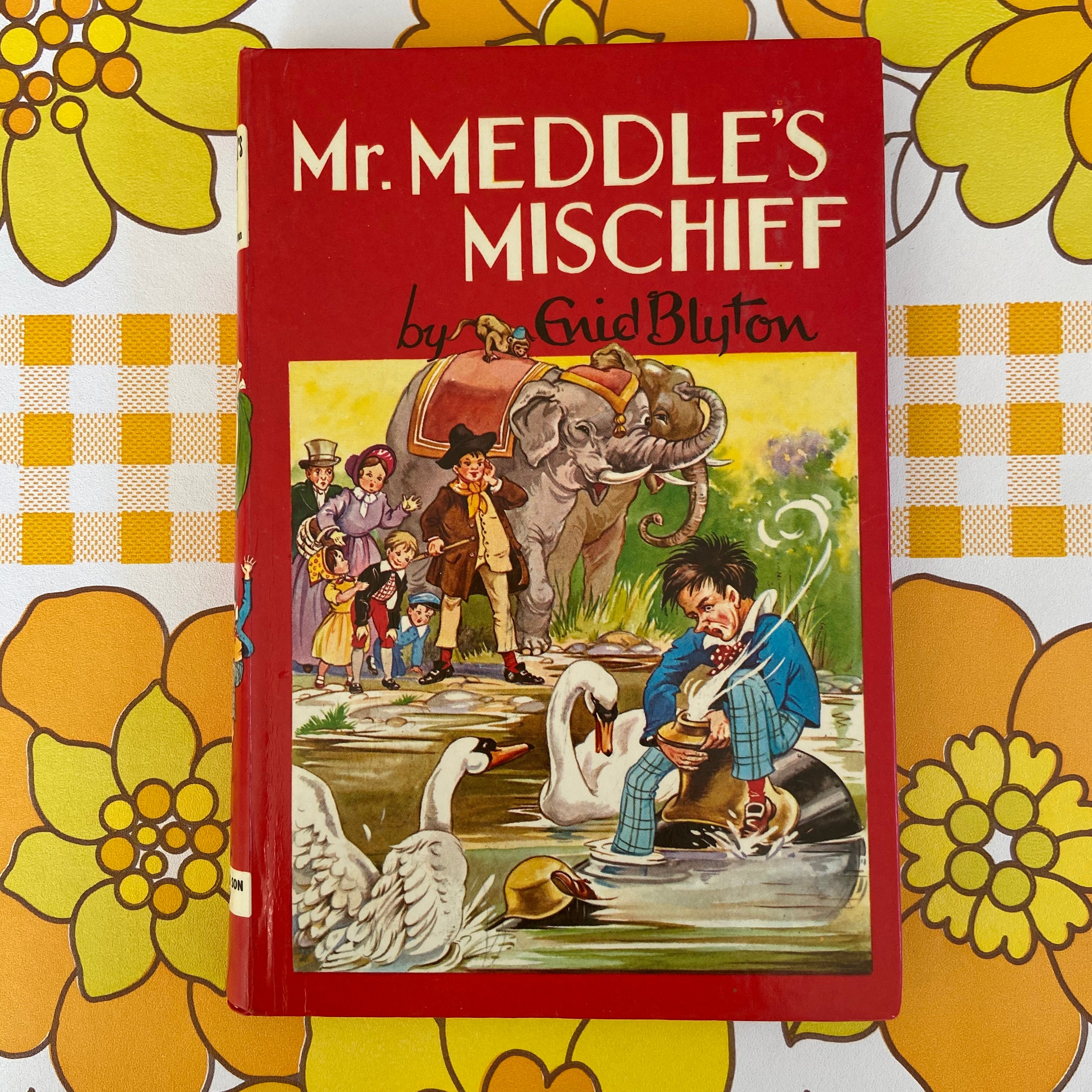 ENID BLYTON Mr Meddle's Mischief 1970 Collectable – Pink Peacock